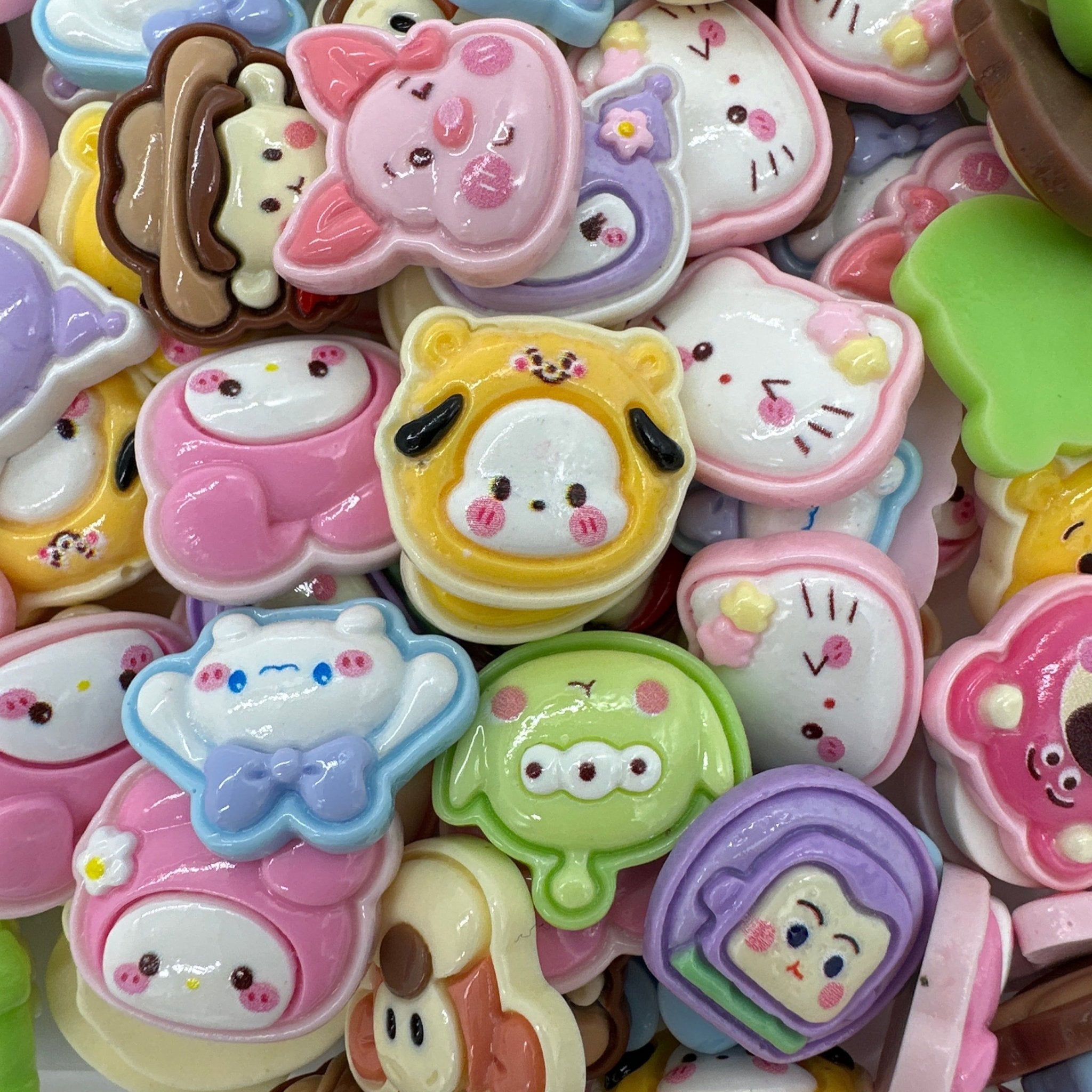 Character Face Resin Charms For Crafting and DIY – Minty Crafts