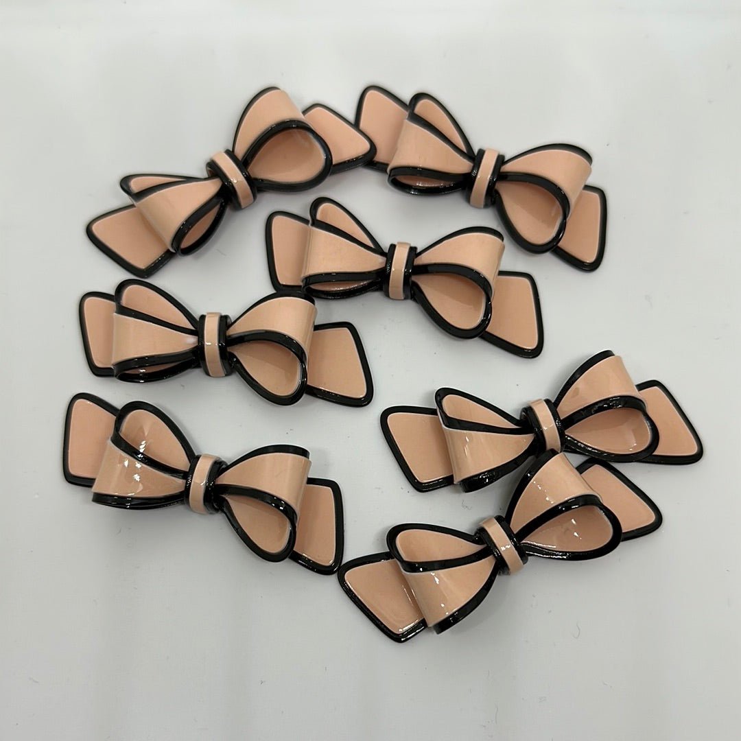 Rose & Black Acetate Bows for DIY Projects – Minty Crafts
